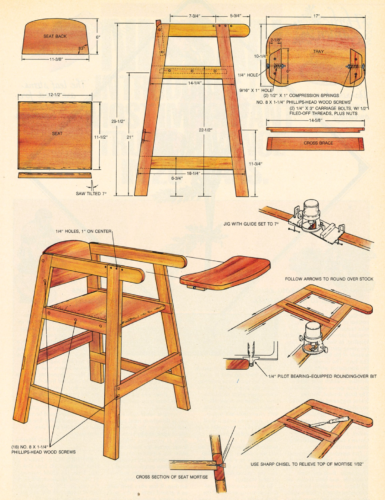 DIY High Chair Plans – Mother Earth News